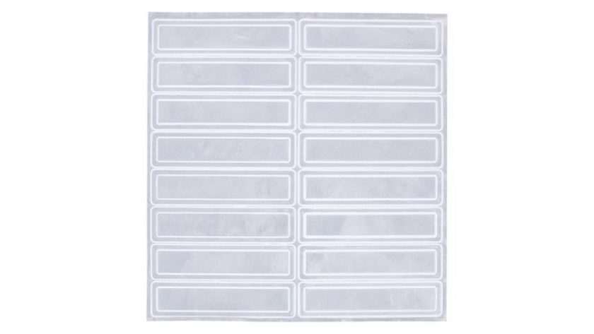 WHITE HARD HAT REFLECTIVE STICKERS | Black Bear Ladder